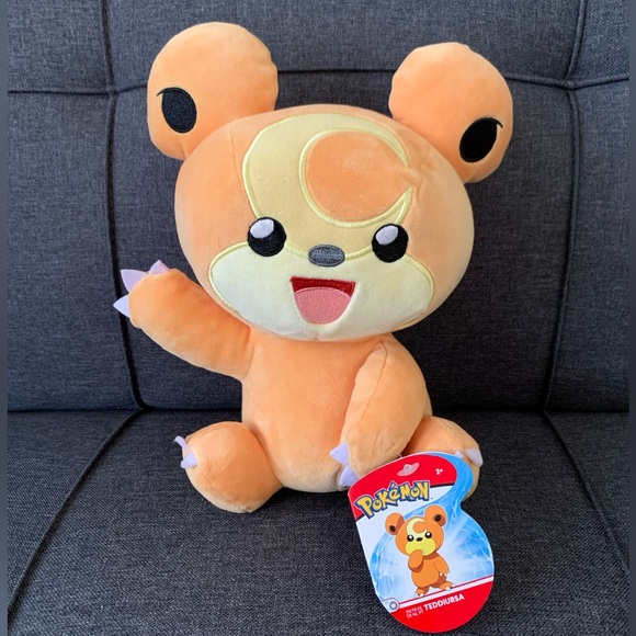 Pokemon | Accessories | Pokemon Teddiursa Plush | Poshmark